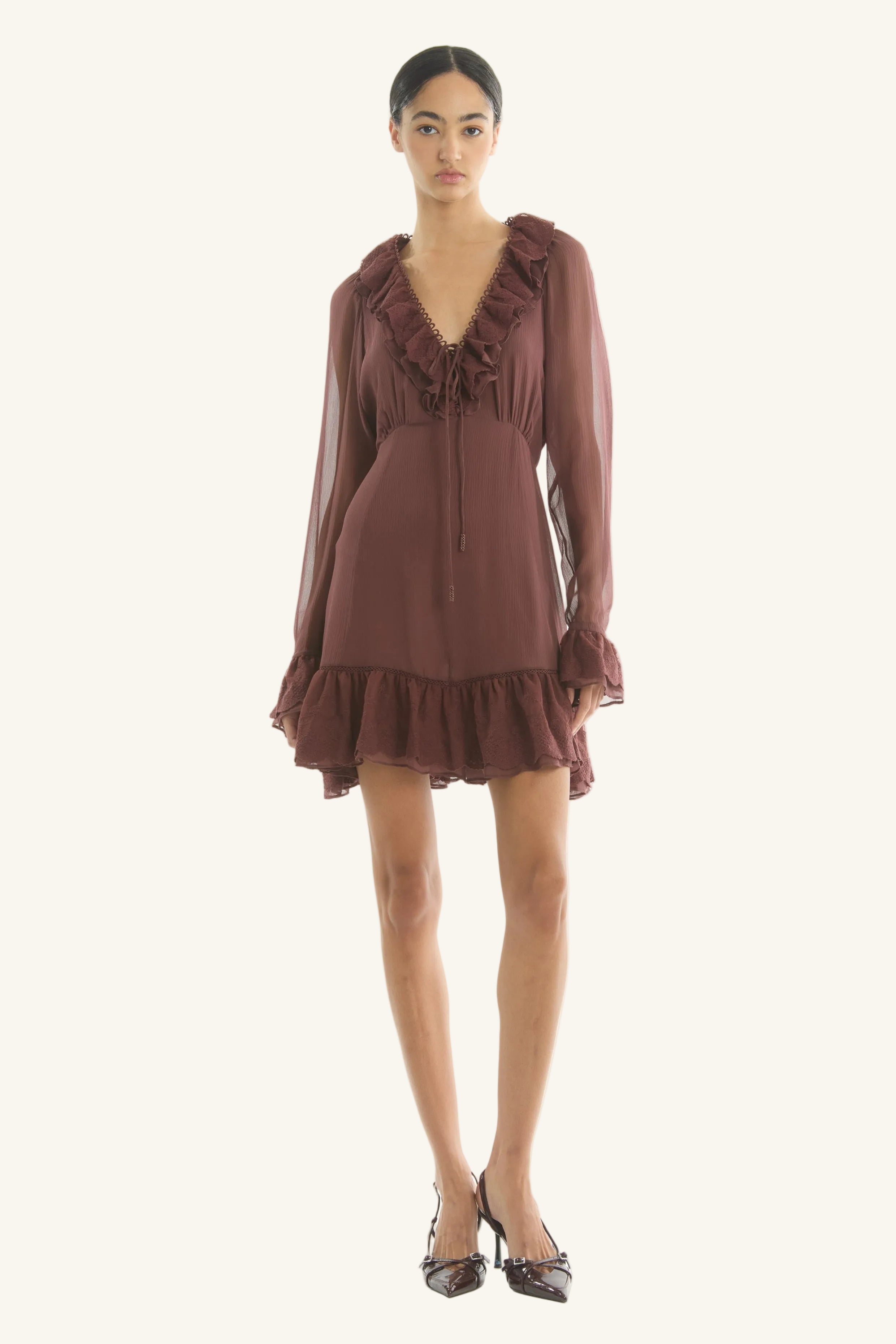Poet Dress - 100% Organic Silk Chiffon – SECRET MISSION BOUTIQUE